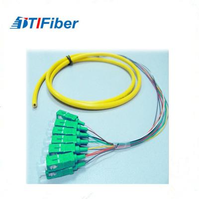 China 0.9mm SM G652D G657A SC/APC SC/UPC PVC/LSZH 1M/1.5M/3M Fiber Optic Pigtail for sale