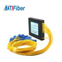 China ABS Box Type PLC 1x32 Multimode Fiber Optic Splitter 1260-1650nm Low Insertion Loss for sale