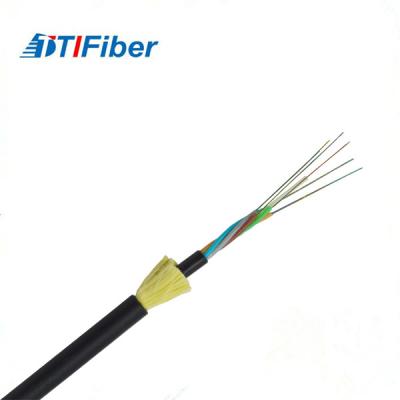 中国 12中心の繊維光学ネットワーク ケーブルADSSのスパム120mすべての誘電性の自己サポート単一の外装 販売のため