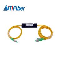 China Low Insertion Loss PLC Optical Splitter 1x2 to 1x64 Singlemode G657A for sale