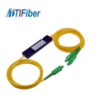 China Low Insertion Loss PLC Optical Splitter 1x2 to 1x64 Singlemode G657A for sale