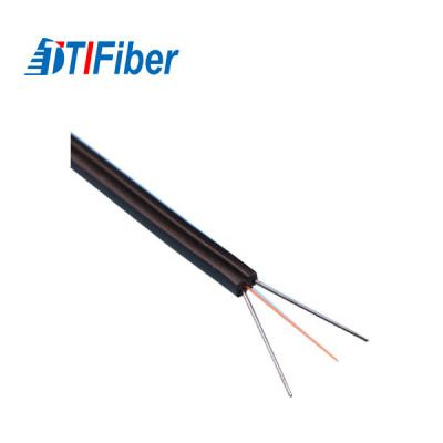 中国 2中心の繊維光学ネットワーク ケーブルTTI LSZHのジャケット自己支持の屋外FTTH 販売のため