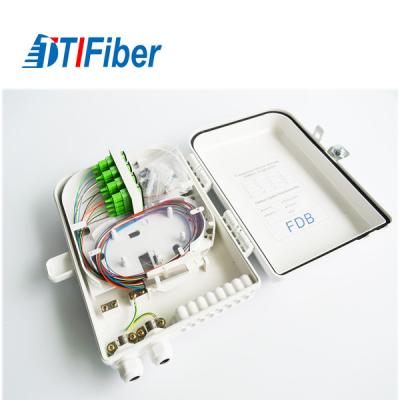 China 1.5m Pigtails Fiber Optic Distribution Cabinet FTTH 16 Port With SC/APC Adapter for sale
