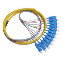 China 0.9mm SC Bundle Fiber Optic Pigtail with LSZH Jacket - 0.2dB Insertion Loss, -40°C to 85°C Operating Range for sale