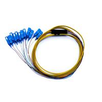 China 0.9mm SC Bundle Fiber Optic Pigtail with LSZH Jacket - 0.2dB Insertion Loss, -40°C to 85°C Operating Range for sale