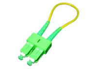 China SC UPC APC Fiber Loopback for Network Testing - 0.9mm to 3.0mm Cable Diameter with ≤0.20dB Insertion Loss for sale