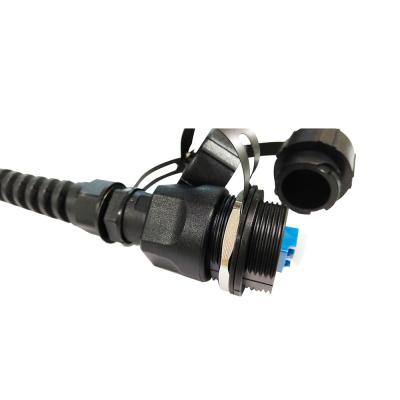 China ODVA LC Duplex IP67 Waterproof Fiber Optic Patch Cord for sale