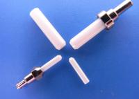 China Single Mode Angle Step Optic Ferrule with Flange - APC End-face, φ2.5mm/φ1.25mm OD, High Stability Zirconia Ceramic for sale