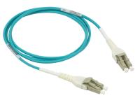 China 10G OM3 Uniboot LC Fiber Optic Patch Cord 3m High Return Loss for FTTH for sale