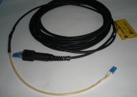 China Outdoor Fiber Optic Patch Mode , 6core Singlemode / Multimode with PE Jacket for sale