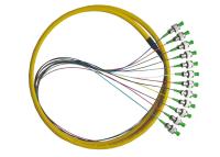 China FC Simplex Fiber Optic Pigtail with 0.2dB Insertion Loss, -40°C to 85°C Operating Range for sale