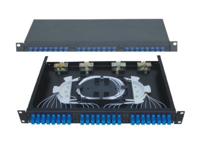 China Dummy drawer Rack mounted Fixed Fiber Optic Terminal Box for FTTH Solution for sale