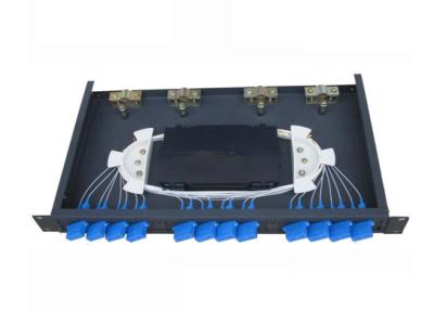China 12port / 24port Duplex SC fiber optic termination box for FTTH access network for sale
