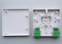 China Indoor 2 Port Fiber Optic Distribution Box 86 Socket Patch Panel 4 Fibers for sale