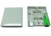 China Indoor 2 Port Fiber Optic Distribution Box 86 Socket Patch Panel 4 Fibers for sale