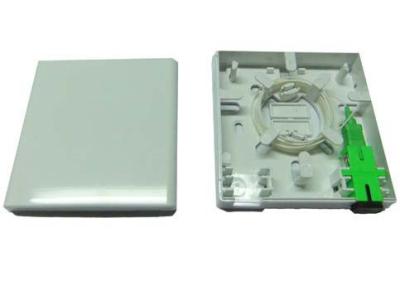 China Indoor 2port Fiber Optic Distribution Box , 86 Socket Patch Panel for sale