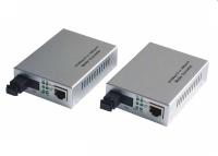 China 100M Singlemode Multimode Fiber Optic Media Converter for Ethernet with 120km Range and 80,000 Hours MTBF for sale