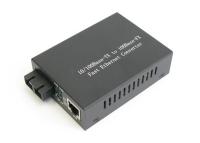 China 100M Singlemode Multimode Fiber Optic Media Converter for Ethernet with 120km Range and 80,000 Hours MTBF for sale