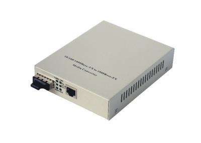 China Single / Dual Fiber Optic Media Converter with Half / Full Duplex for sale