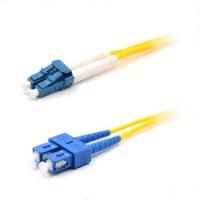 China LC to SC Single Mode Fiber Optic Patch Cable 3.0mm Duplex Low Insertion Loss for sale