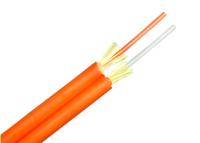 China OM3 Fiber Optic Cable Indoor Duplex Zipcord 3.4x1.6mm to 6.0x2.8mm with PVC/LSZH Jacket for 10GbE Networks for sale
