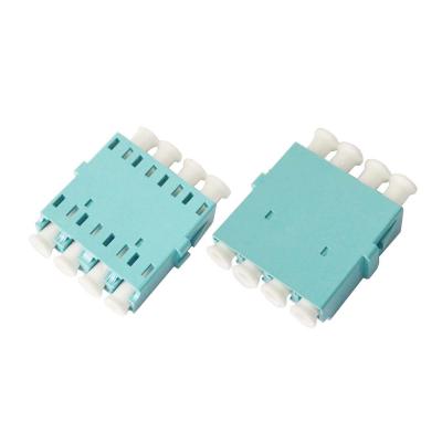 중국 섬유 접속 코드를 위한 OM3 OM4 LC 쿼드 광섬유 접합기, 파랗고/베이지색/물 판매용