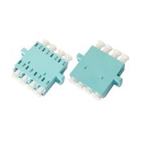 China SC Shape LC Quad Fiber Optic Adapter for CATV & LAN Systems - Ceramic Sleeve, ≤0.3dB Loss, -40°C to 75°C Operating Range for sale