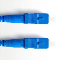 China SC SC FTTH Optical Fiber Patch Cable Simplex Duplex 3.0mm Low Insertion Loss for sale