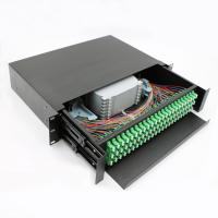 China Sliding Type FTTH Optical Junction Box ODF Patch Panel Terminal Box 12 Core 24 Core for sale