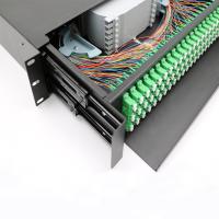 China Sliding Type FTTH Optical Junction Box ODF Patch Panel Terminal Box 12 Core 24 Core for sale