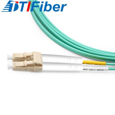 China Duplex Fiber Optic Patch Cables Connector Types 2.0MM OM3 Diameter LC/UPC-ST/UPC for sale