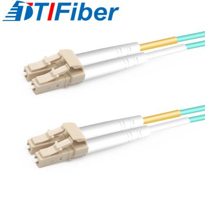 China Duplex Fiber Optic Patch Cables Connector Types 2.0MM OM3 Diameter LC/UPC-ST/UPC for sale