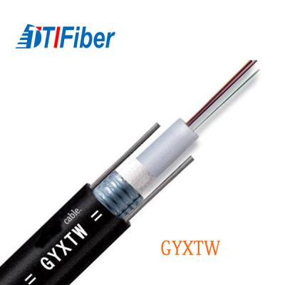 中国 GYXTW 6の中心4の中心の光ファイバケーブルの単一モードのPEの黒のジャケット 販売のため