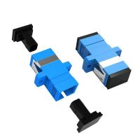 China SC Type Simplex APC UPC Fiber Optic Adapter with ≤0.2dB Insertion Loss for FTTH FTTX Networks -40°C to +85°C for sale