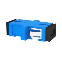 China SC Type Simplex APC UPC Fiber Optic Adapter with ≤0.2dB Insertion Loss for FTTH FTTX Networks -40°C to +85°C for sale