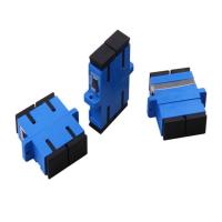 China SC Type Simplex APC UPC Fiber Optic Adapter with ≤0.2dB Insertion Loss for FTTH FTTX Networks -40°C to +85°C for sale