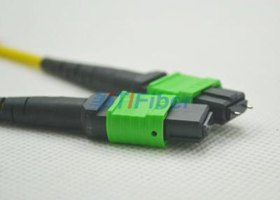 中国 12 3.0mm 円形繊維ケーブルが付いている中心 MTP の繊維光学のパッチ・コード 販売のため