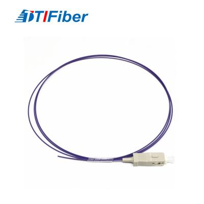 Chine Sc UPC 50/125 OM4 Violet Fiber Optic Pigtail à plusieurs modes de fonctionnement de FTTH à vendre
