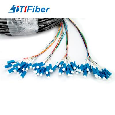 Cina Cavo di toppa a fibra ottica impermeabile della treccia del centro di LC MP 48 per FTTH FTTX in vendita