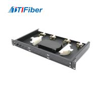 China ROHS Fixed Type Fiber Optic Terminal Box 19 Inch 24 Core Empty Box Rack Mount for sale