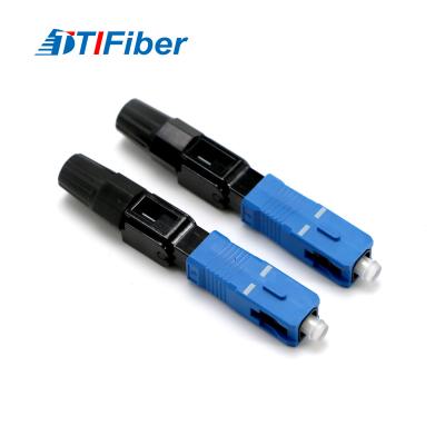 China SC / UPC Fiber Optic Quick Connector For FTTH for sale