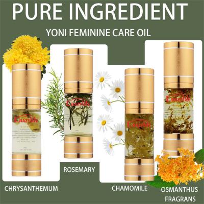 Cina Olio di Safflowers Rose Rosemary Lily Jasmine Massage Yoni Essential per le donne in vendita