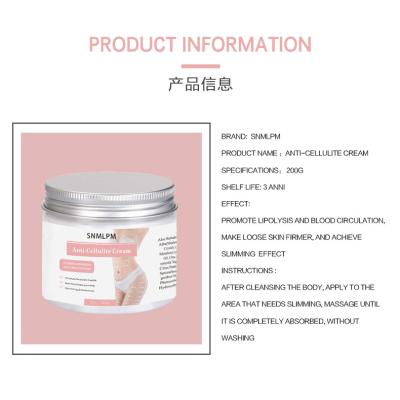 Cina Vita naturale dell'estratto di 100% che dimagrisce la crema bruciante grassa 200g delle celluliti in vendita