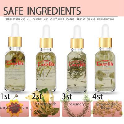 China OEM Privé het aanhalen van Etiketyoni oil feminine Massage Yoni Essential Oil Wash Te koop