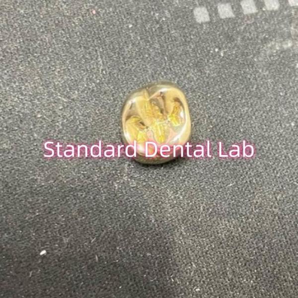 Quality Non Precious Yellow Metal Alloy Crown Full Cast With Zirconia Crown for sale