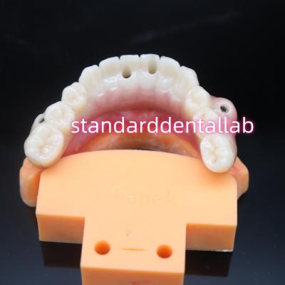 Quality Biocompatible Tooth Colored Zirconia Dental Implant Bridge for sale