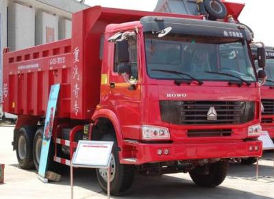 Китай Емкость сверхмощной кабины красного цвета тележки tipper 20tons тележки сброса HOWO 6x4 перегружая продается