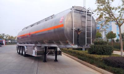 China Custom Bogie Suspension Semi Tanker Trailer 28T Loading Capacity For Oil for sale