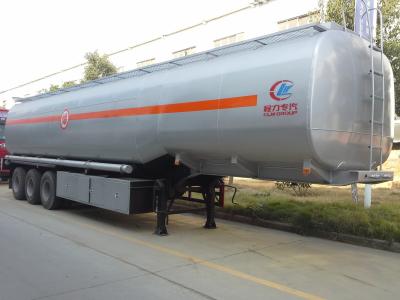 China Stable 3 Axles Fuel Tank Truck Trailer With Heavy Duty Landing Gear for sale