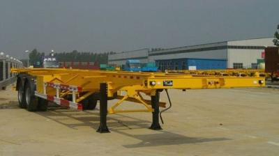 China Dual Axles 20 Foot Extendable Flat Bed Semi Trailer T700 Steel Versatile for sale